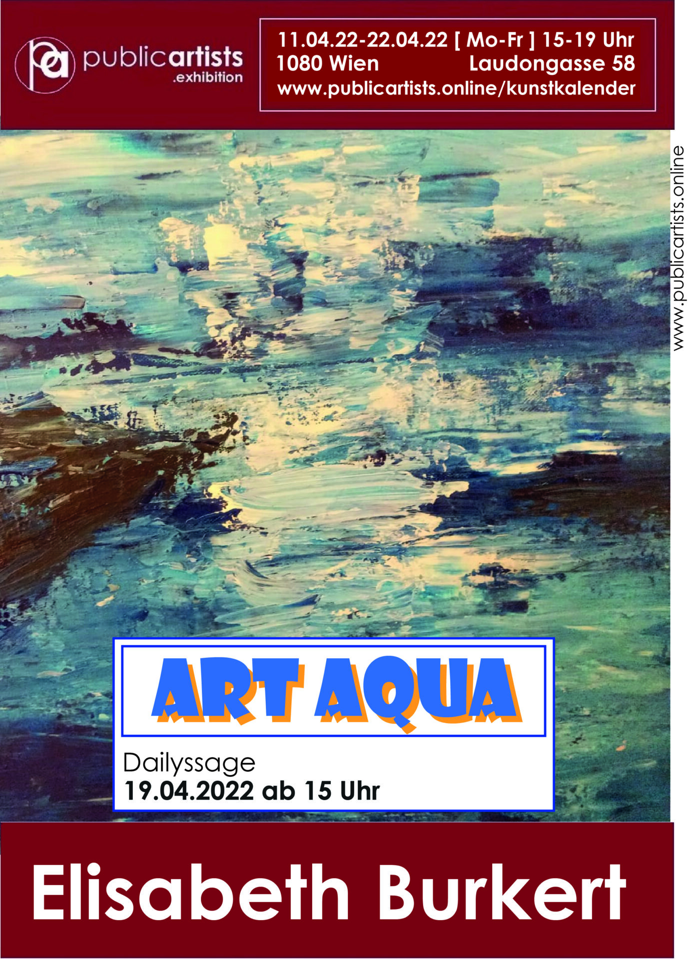 Elisabeth Burkert zeigt "ART AQUA" - publicartists
