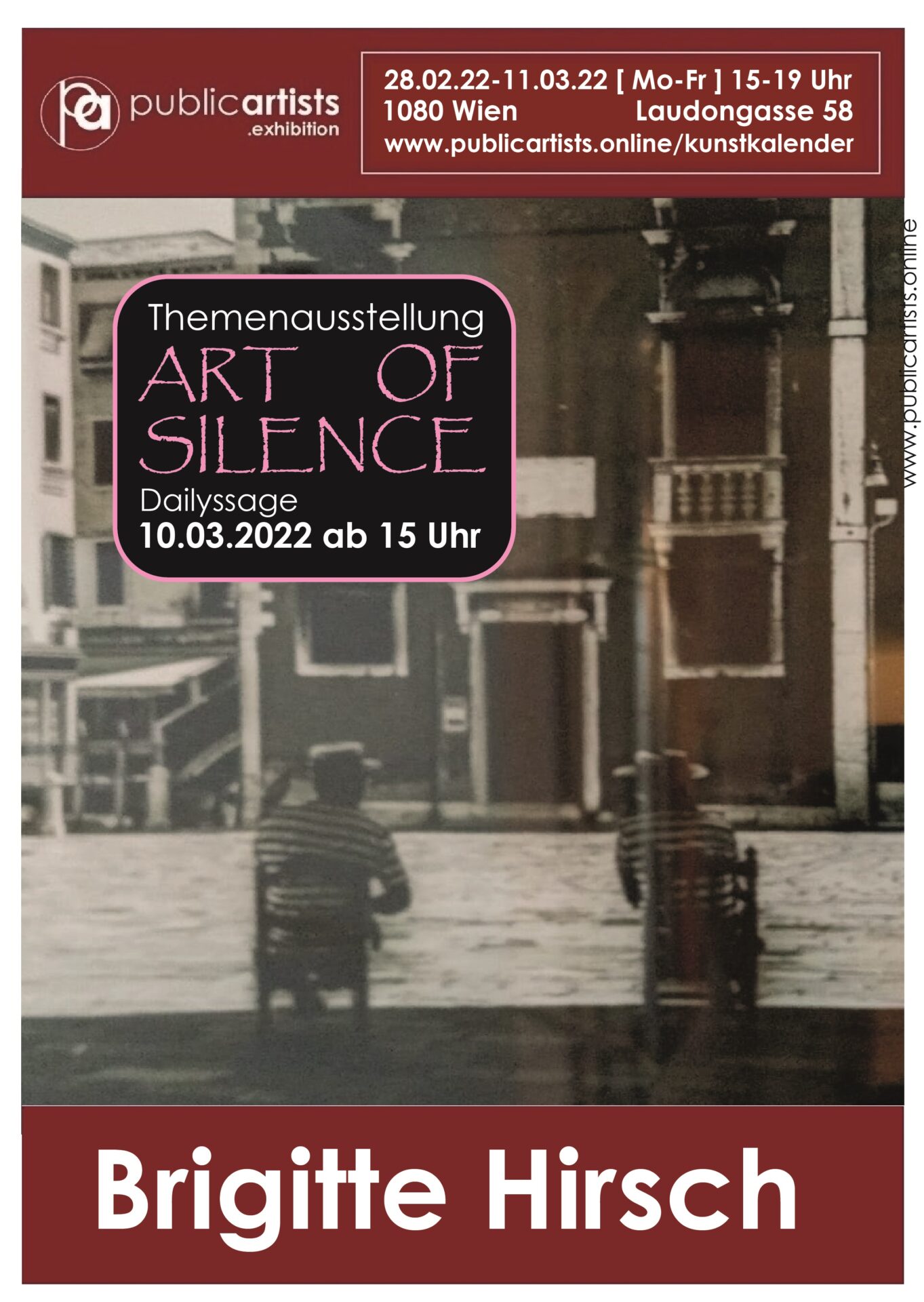 "ART OF SILENCE" with Brigitte Hirsch - publicartists