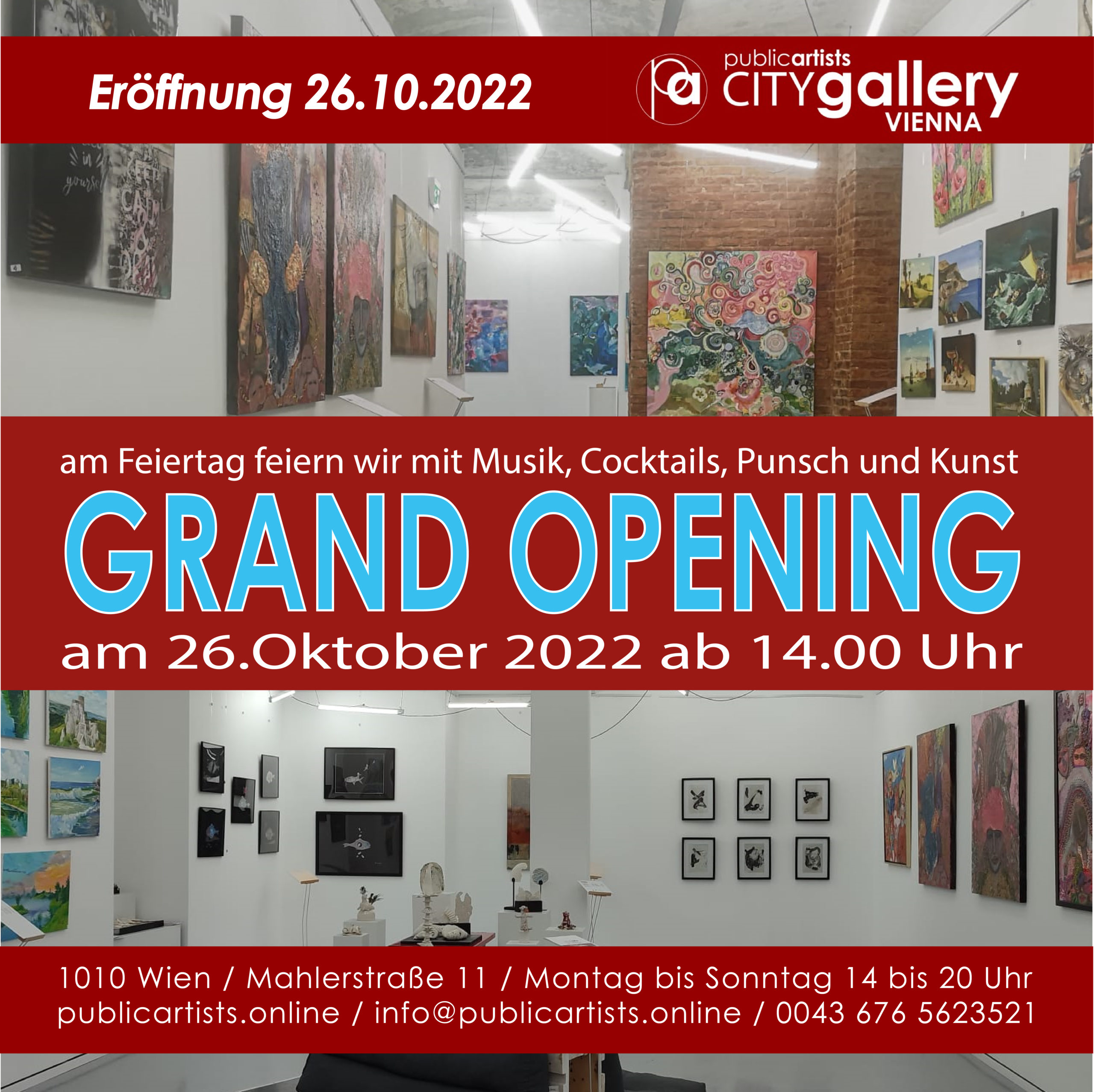 GRAND OPENING der CITYgalleryVIENNA - publicartists