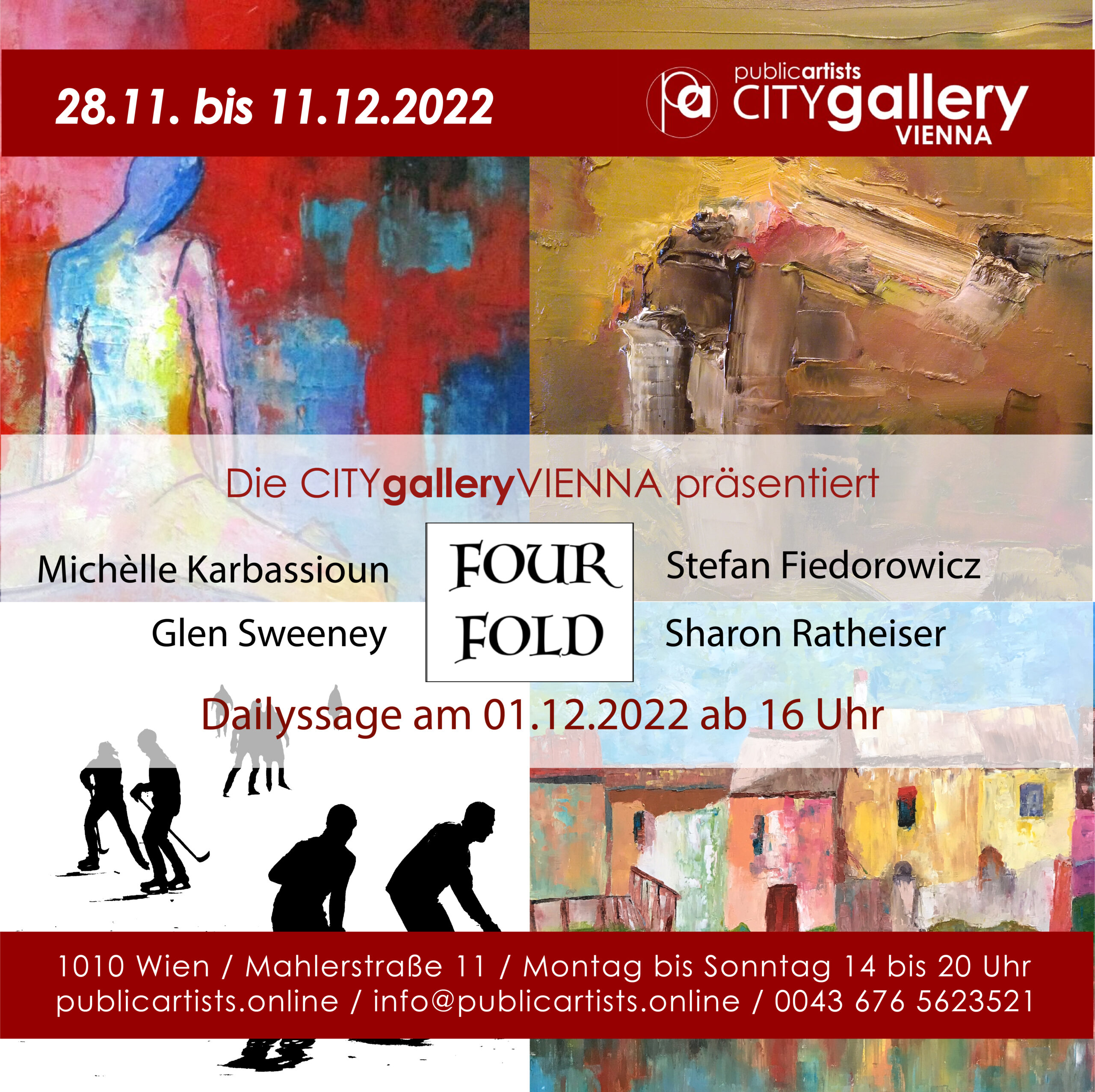 "Four Fold" in der CITYgalleryVIENNA - publicartists