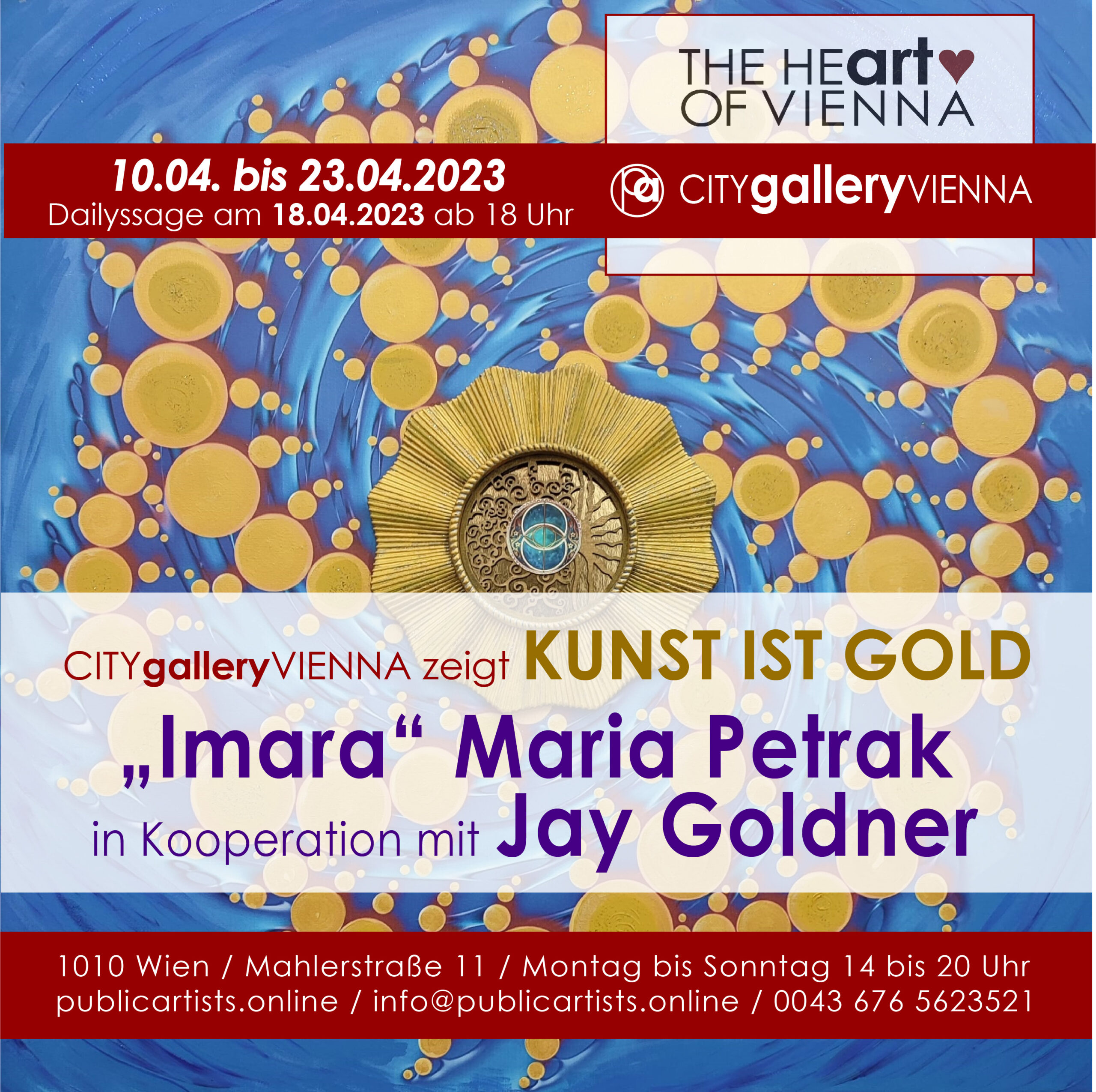 Imara Maria Petrak zeigt KUNST IST GOLD