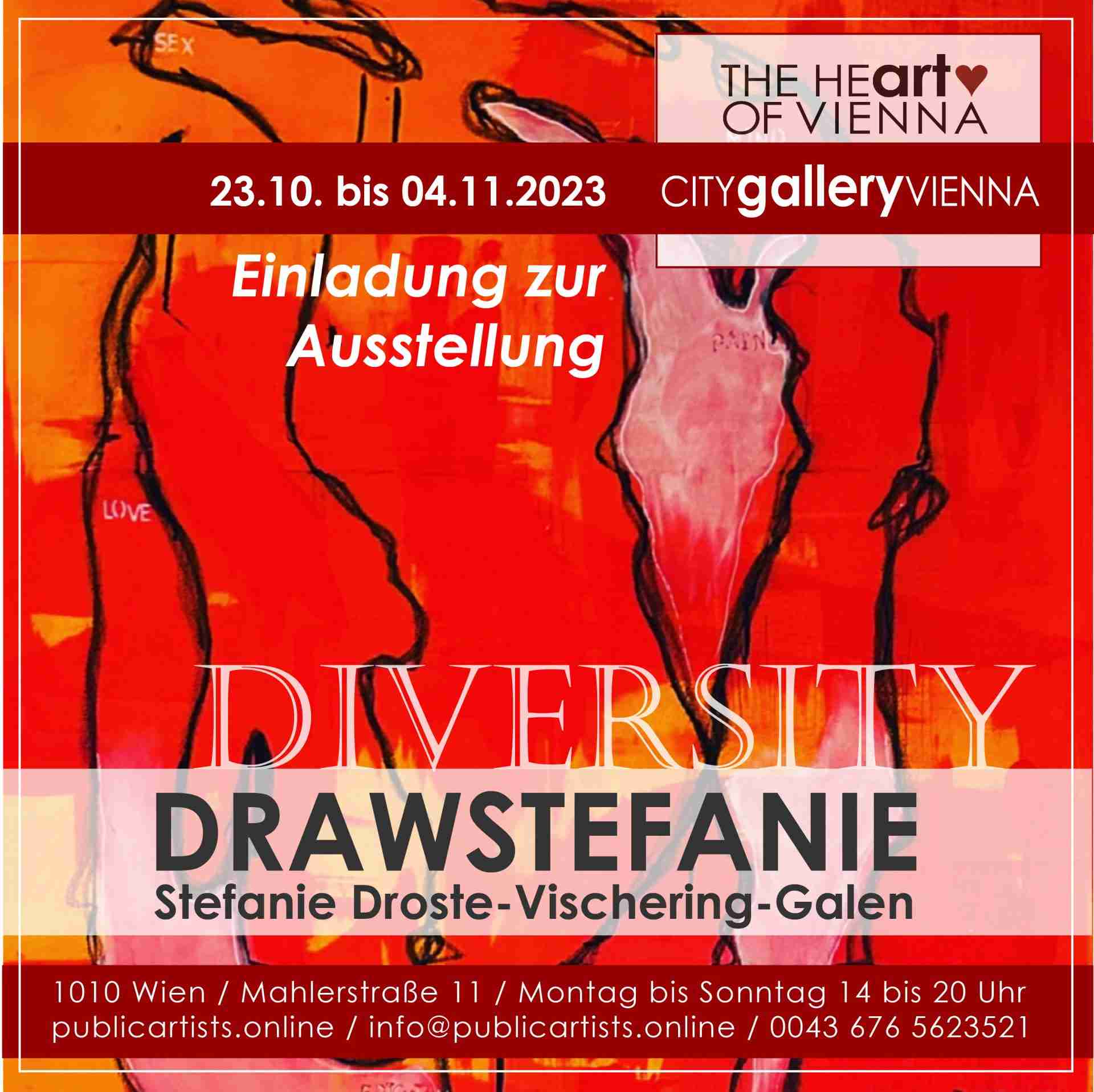 DRAWSTEFANIE in der CITYgalleryVIENNA